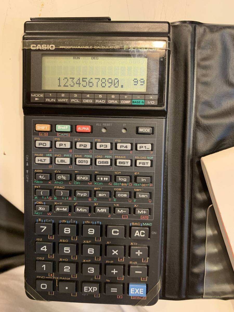 40％割引ブラック系【使い勝手の良い】 [CASIO カシオ FX-603P ...