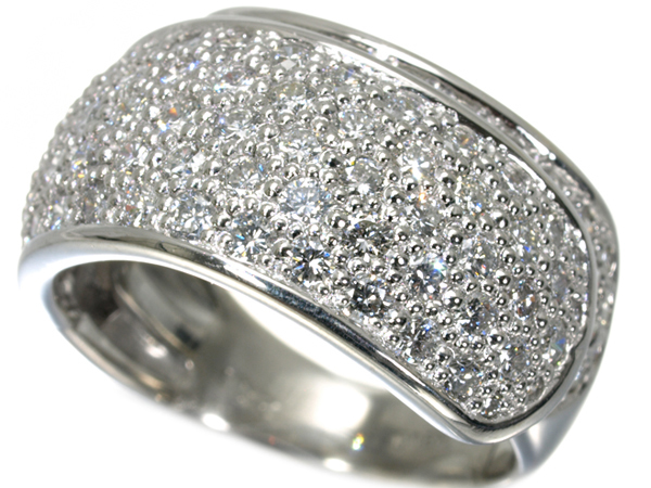 ダイヤ 2.33ct パヴェ リング 指輪 Pt900/プラチナ GENJ(プラチナ台)｜売買されたオークション情報、yahooの商品情報をアーカイブ公開 - オークファン（aucfan.com）