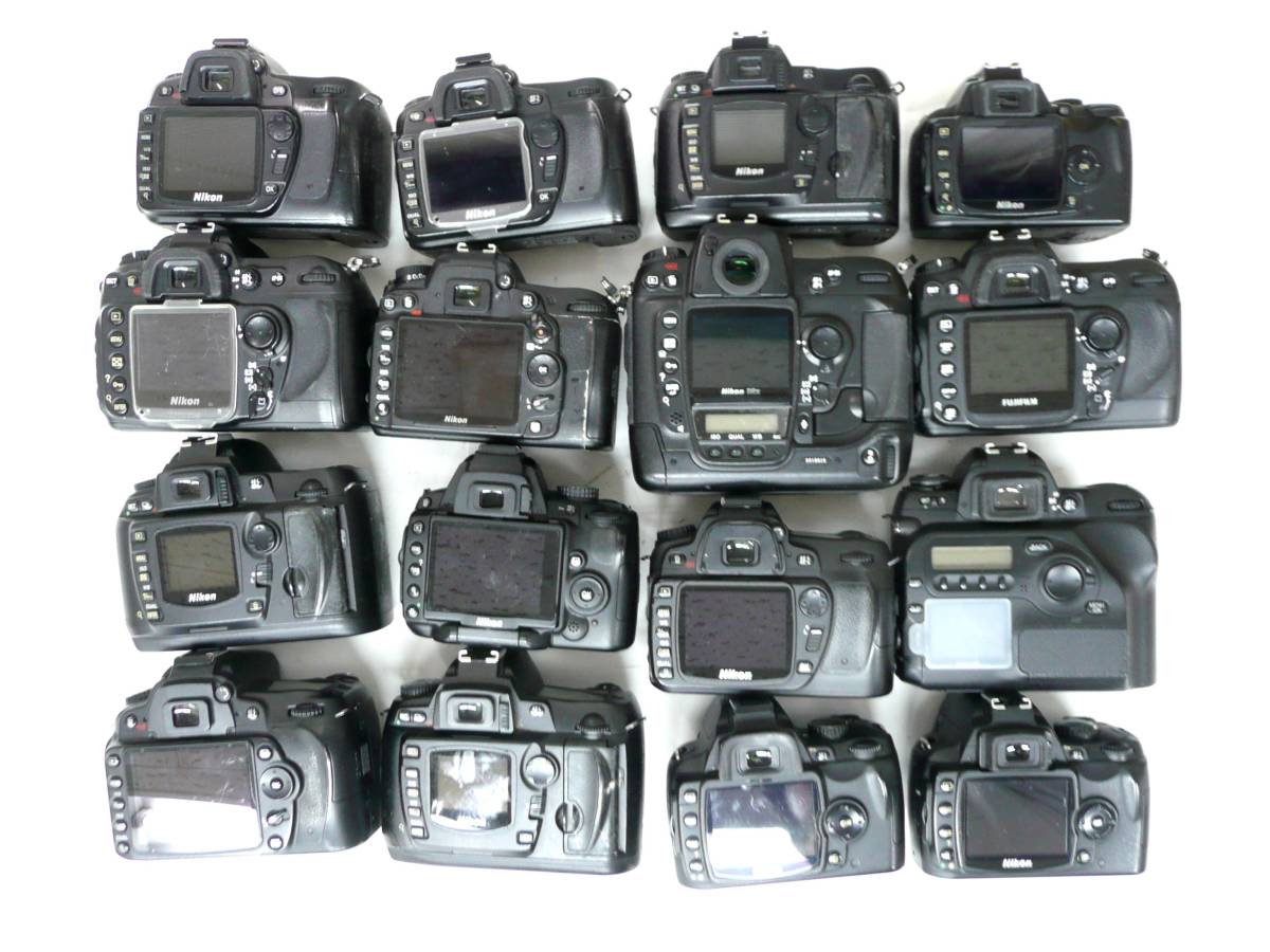 ジャンク カメラ Nikon D2x D200 D5000 D90 D70 D80 D7000 D40 D40x D60 FUJIFILM S5Pro S2Pro 計16台セット J1720M ...