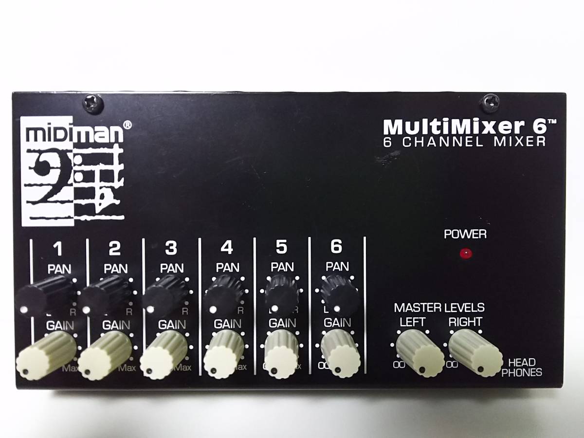 動作未確認 midiman MultiMixer 6 Multi Mixer ミニミキサー M-AUDIO(ミキサー)｜売買されたオークション ...