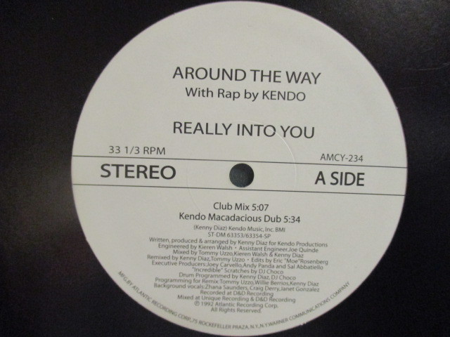 Around The Way ： Really Into You 12'' c/w Way Back When // 5点(R&B、ソウル ...