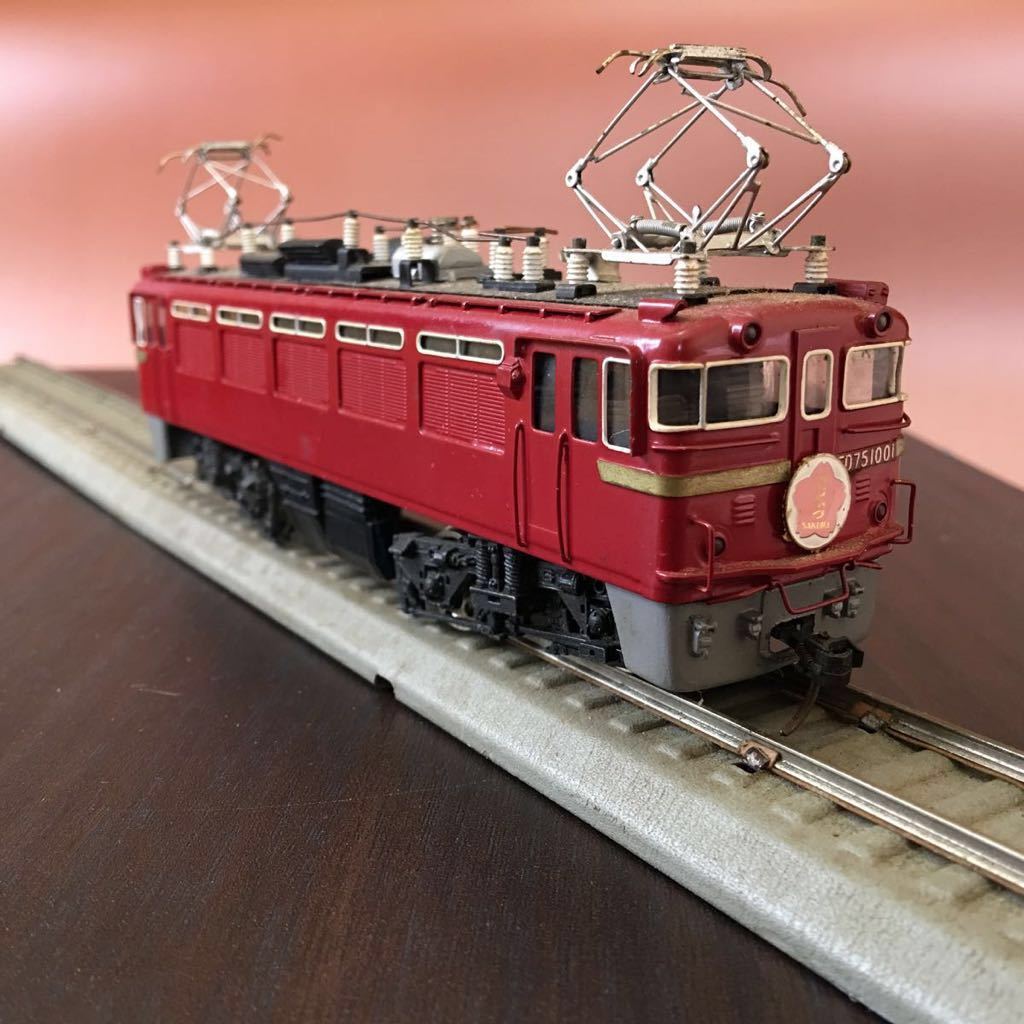 ED75 1001 鉄道模型 電気機関車 HOゲージ メーカー不明 TK910-4-2(機関車)｜売買されたオークション情報、yahooの商品情報をアーカイブ公開 - オークファン ...