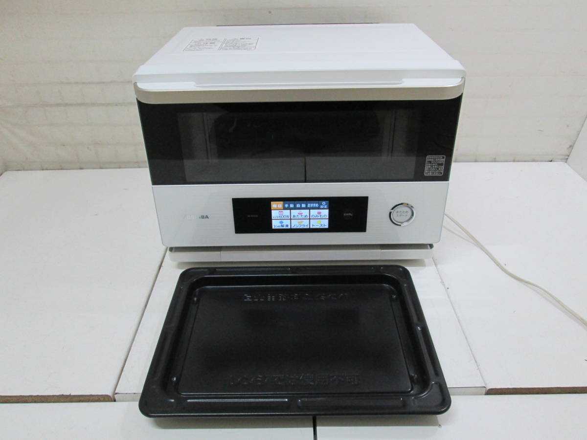 コYK191111 電子レンジ TOSHIBA 東芝 ER-ND200 W 過熱水蒸気オーブンレンジ 石窯ドーム ジャンク(スチームオーブン ...