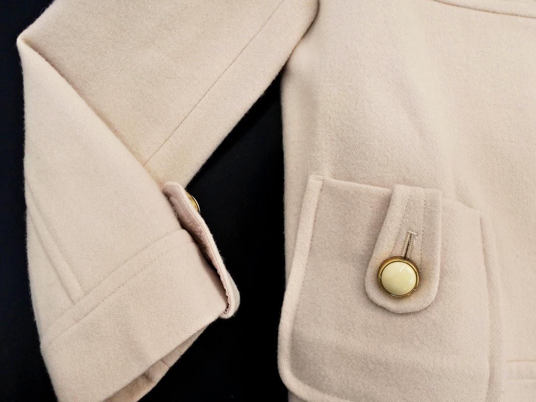 MINIMUM ミニマム ウール混 ショート コート size1/ベージュ jkb2(コート)｜売買されたオークション情報、yahooの商品情報をアーカイブ公開 - オークファン（aucfan ...