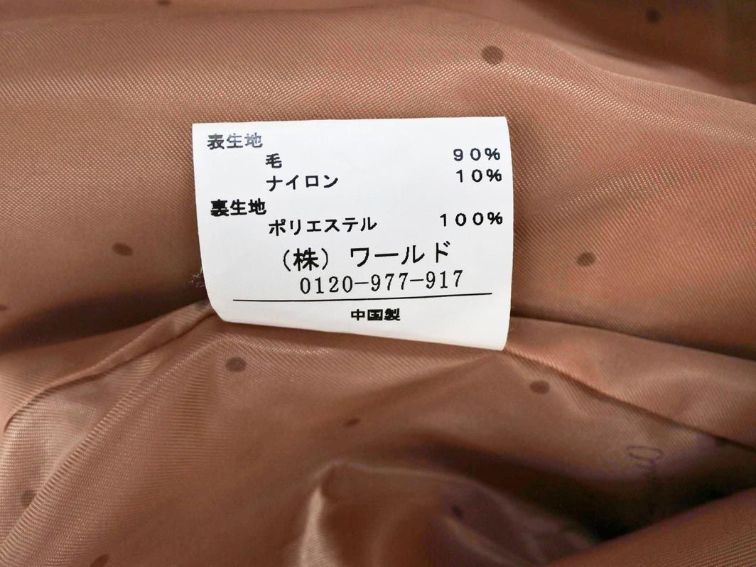 MINIMUM ミニマム ウール混 ショート コート size1/ベージュ jkb2(コート)｜売買されたオークション情報、yahooの商品情報をアーカイブ公開 - オークファン（aucfan ...