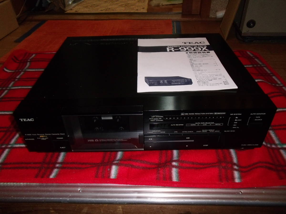 TEAC オートリバースカセットデッキ R-999X ジャンク品(録音、再生)｜売買されたオークション情報、yahooの商品情報をアーカイブ ...