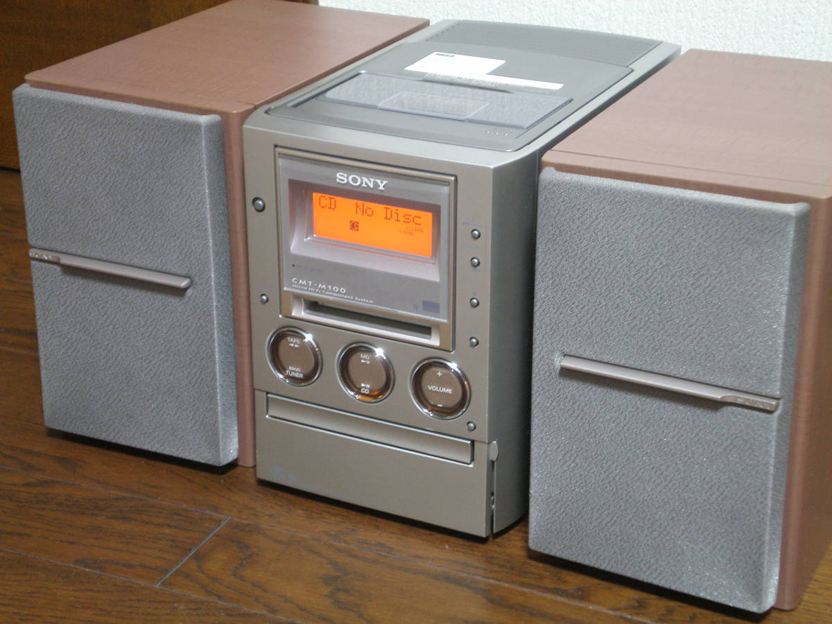 SONY MD/CD/FM/カセット ミニコンポ HCD-M10 スピーカー付き(MDコンポ)｜売買されたオークション情報、yahooの商品 ...