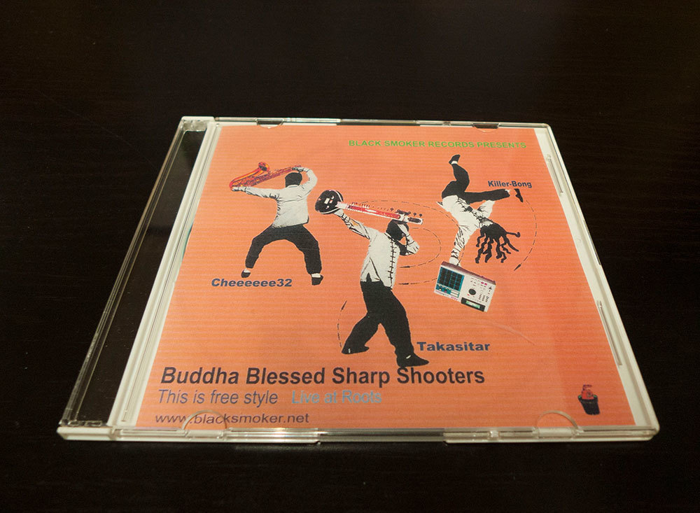 BUDDHA BLESSED SHARP SHOOTERS LIVE AT ROOTS Black Smoker Records think tank KILLER-BONG k-bomb ...