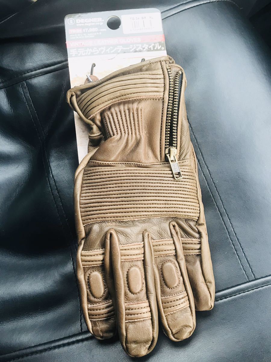DEGNER 本革 グローブ ヴィンテージスタイル 定価7980円＋税(皮革、レザー)｜売買されたオークション情報、yahooの商品情報をアーカイブ公開 - オークファン（aucfan.com）