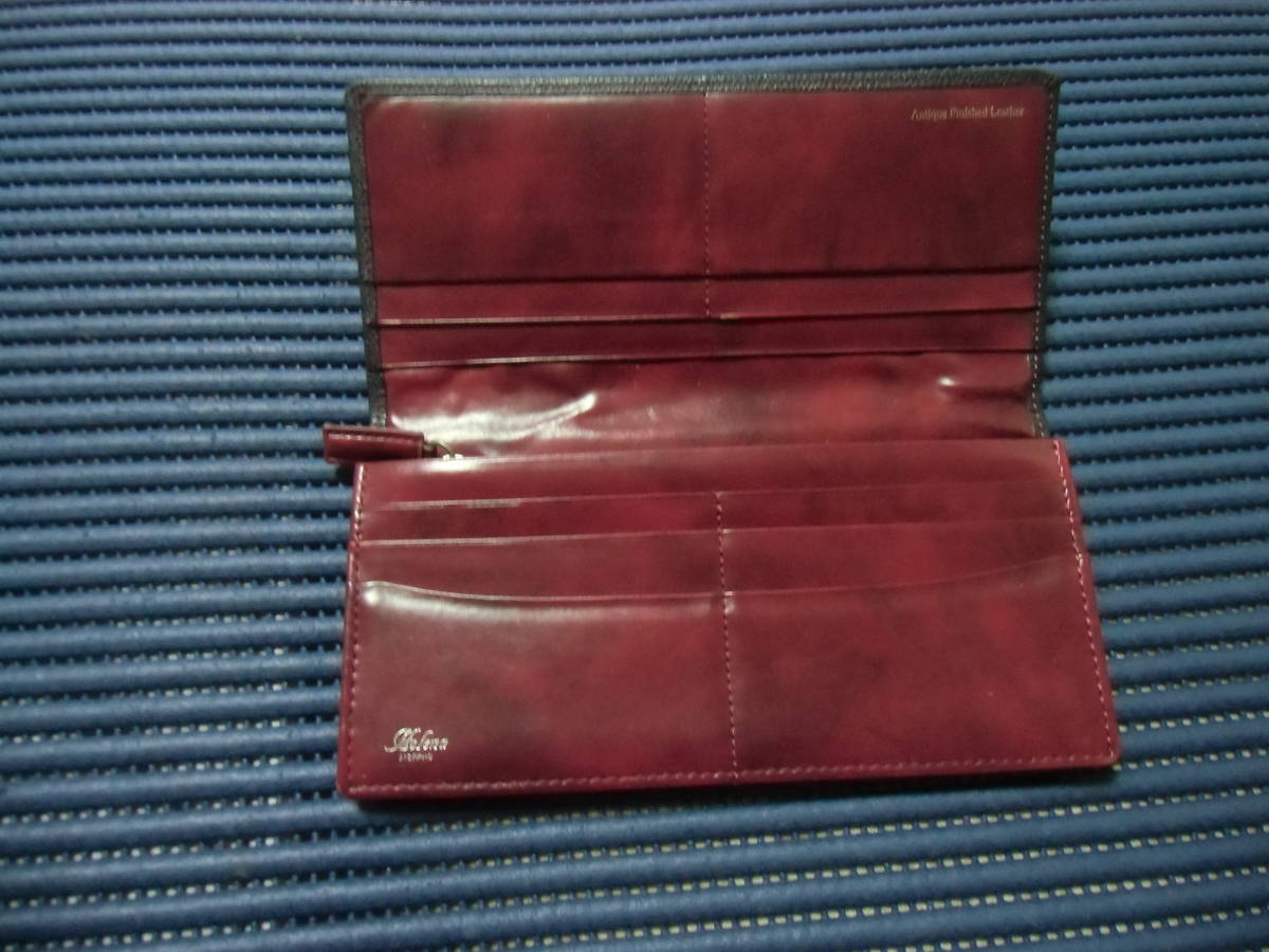 J22 helena morpho ヘレナ モルフォ Antique Finished Leather 長財布 クリックポスト(長財布（小銭 ...