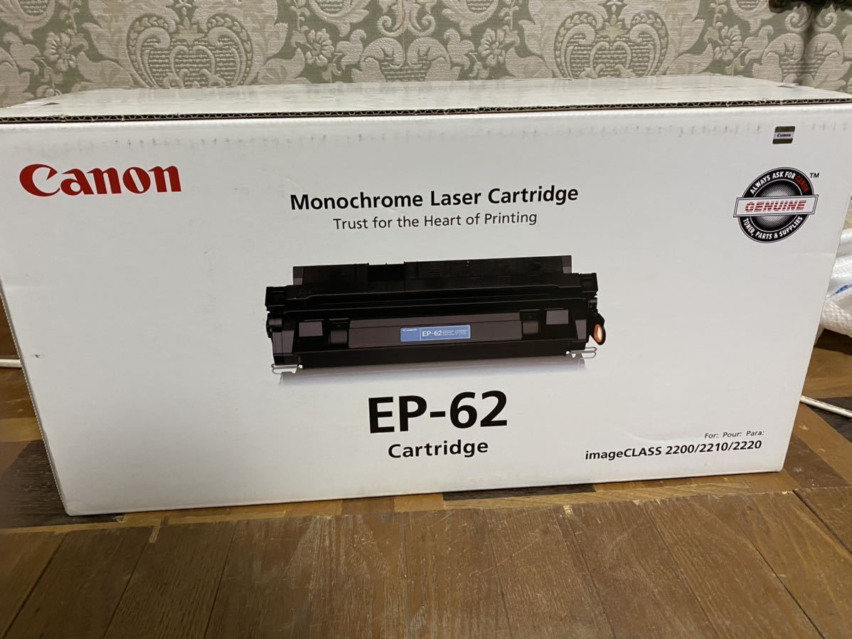 1円スタート 品 Canon キャノン トナーカートリッジ EP-62 純正品(キヤノン)｜売買されたオークション情報、yahooの商品情報を ...