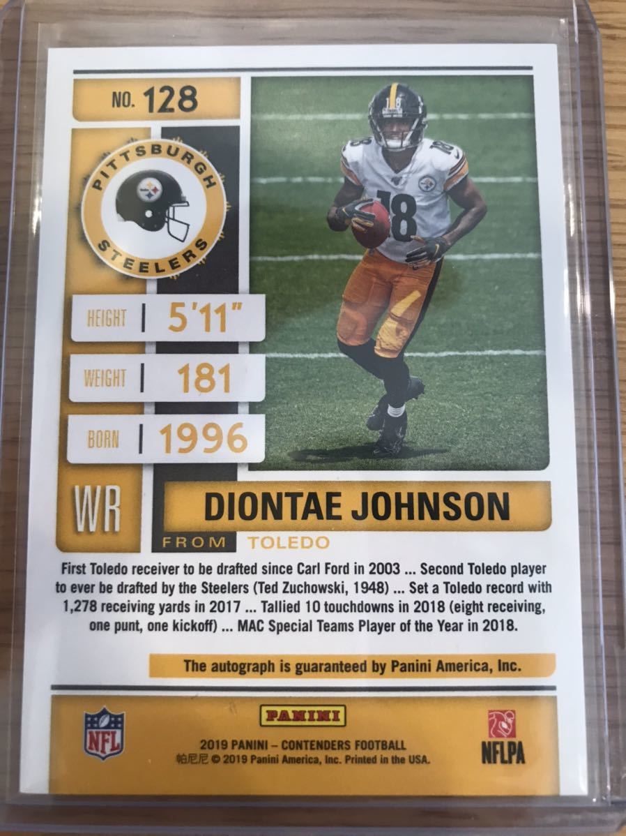 Panini Contenders 2019 Dionte Johnson RC auto(スポーツ)｜売買されたオークション情報、yahoo ...