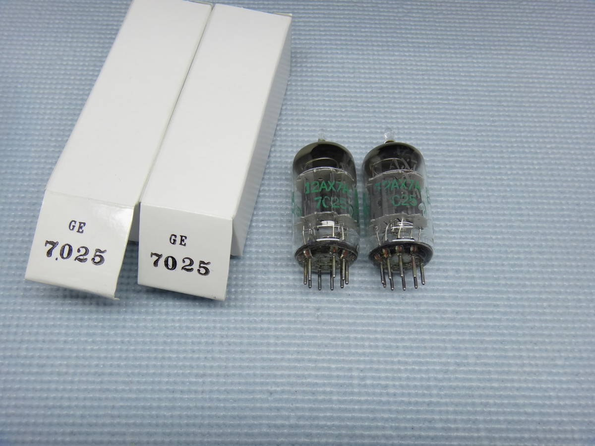 12AX7/7025 GE に近い2本 H190(真空管)｜売買されたオークション情報、yahooの商品情報をアーカイブ公開 - オークファン ...