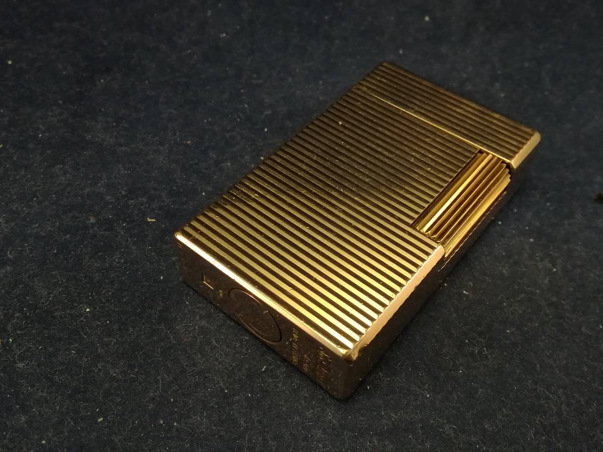 H 2 ライターセール第八弾 デュポンライン1L 金色ボーダー 完動品(デュポン)｜売買されたオークション情報、yahooの商品情報をアーカイブ公開 - オークファン（aucfan.com）