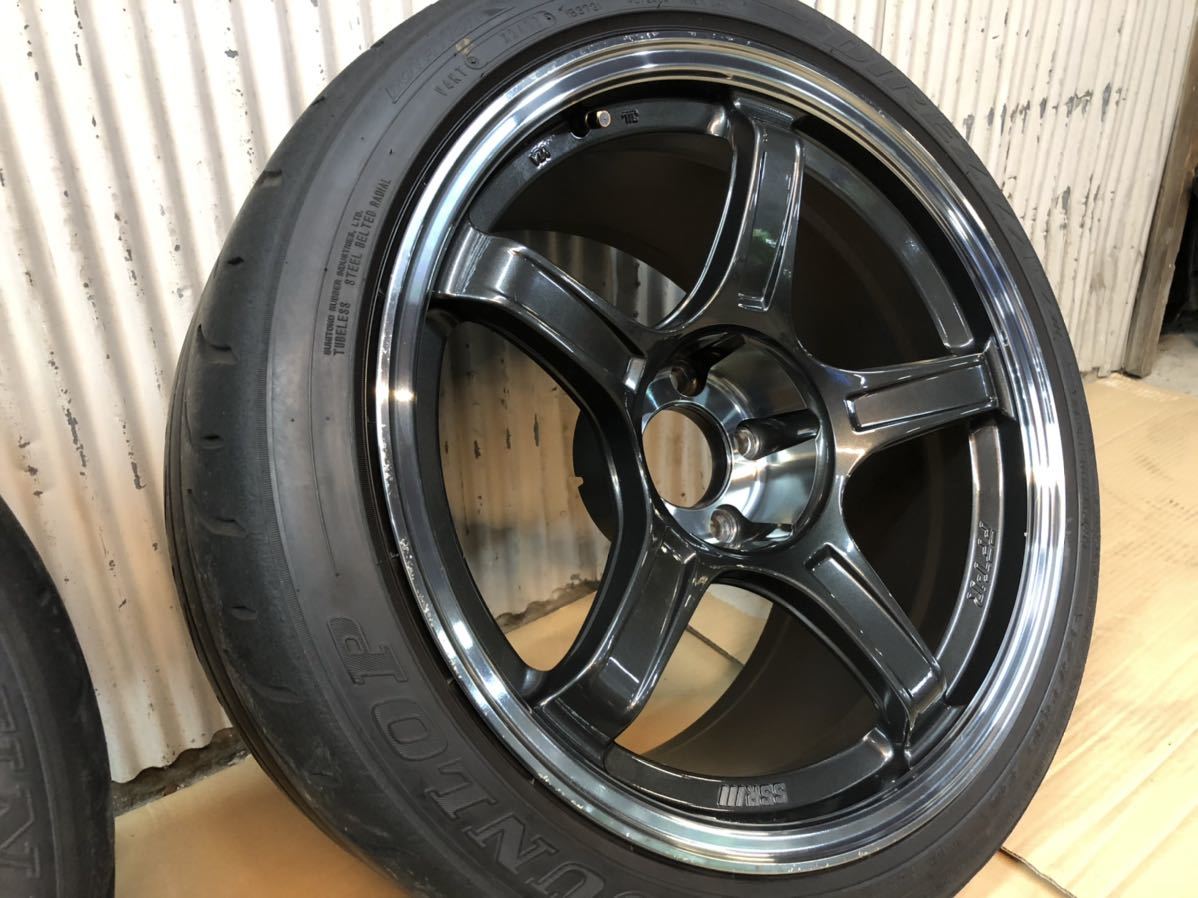 SSR GTX03 18×10.5J+12 TE37 WORK GTR S15 FD JZX100 9.5J 10J 10.5J ダンロップ ...