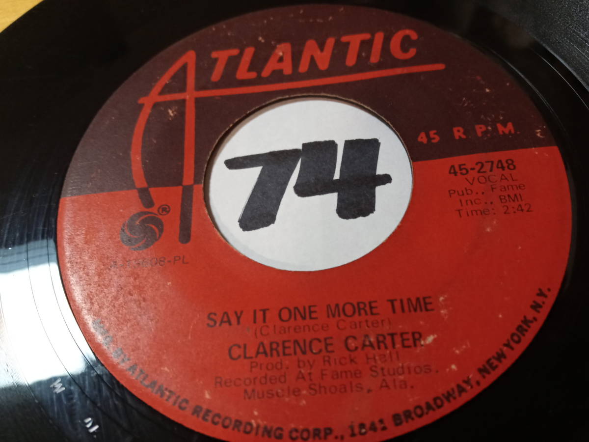 試聴 CLARENCE CARTER SAY IT ONE MORE TIME / PATCHES EX(R&B、ソウル)｜売買された ...