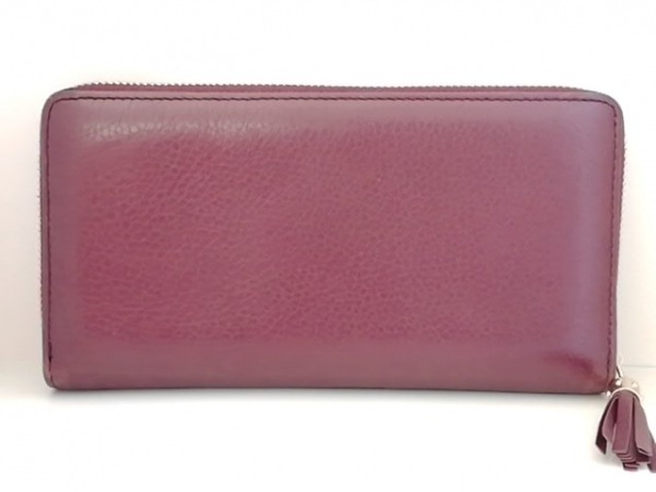 グッチ GUCCI 長財布 282413 ソーホー/インターロッキングG レザー ボルドー ラウンドファスナー 財布(女性用財布)｜売買された ...