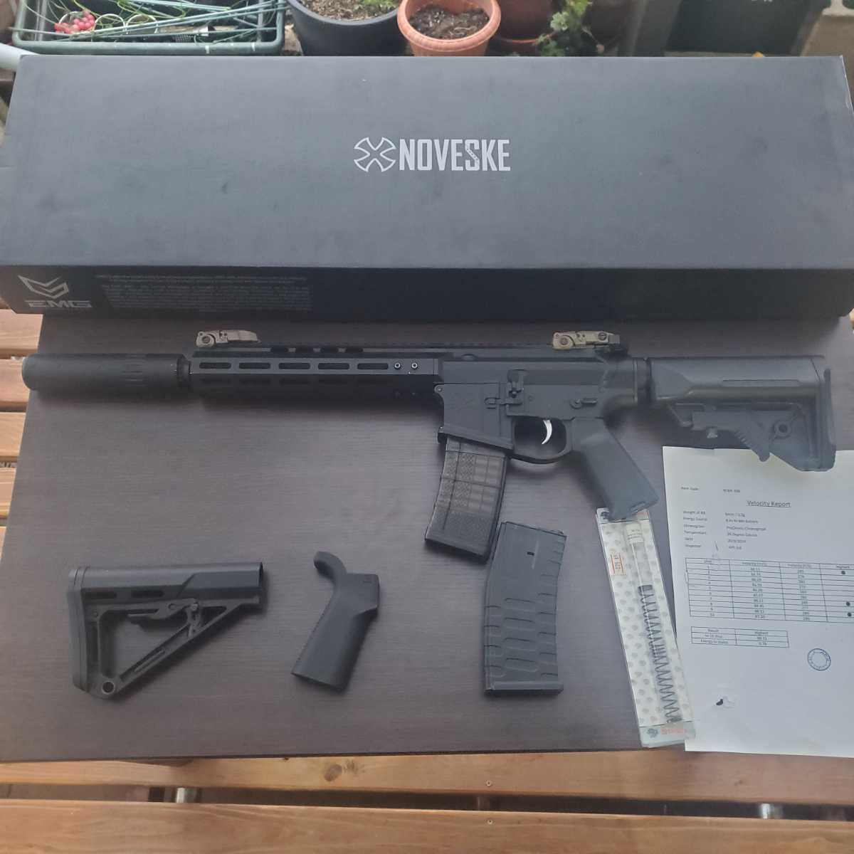 EMG/APS NOVESKE N4 gen4 SBR 電動ガン 調整済(電動ガン)｜売買されたオークション情報、yahooの商品情報を ...