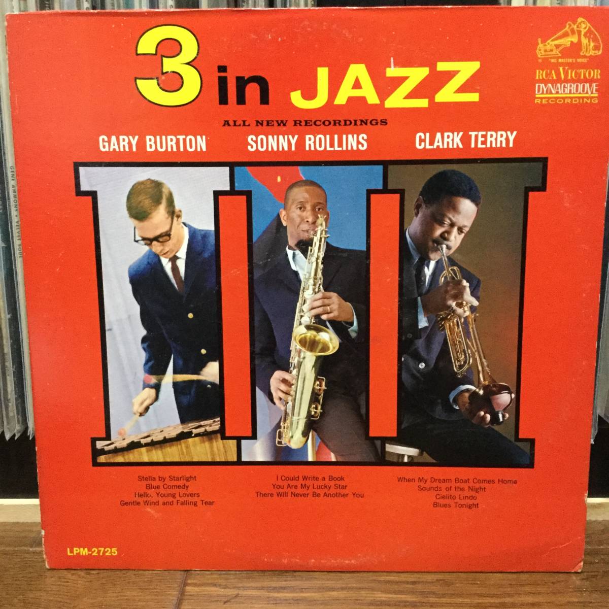 RCA Victor LPM-2725 : 3 In Jazz DG / Gary Burton / Sonny Rollins ...