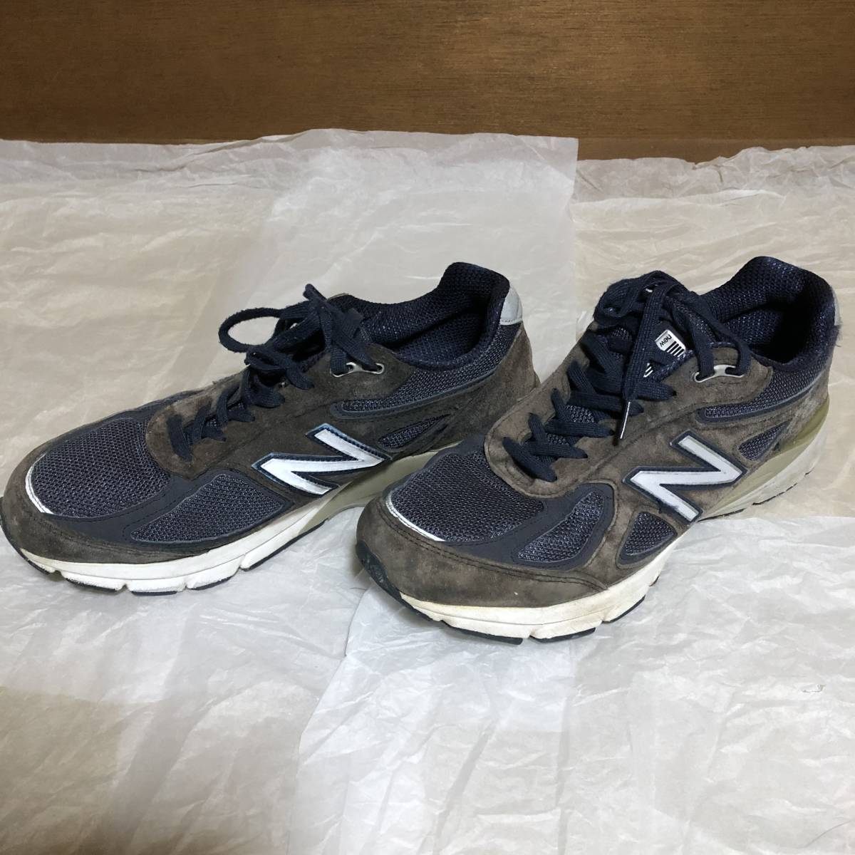 ニューバランス 990 ネイビー 色褪せあり 27cm new balance(27.0cm)｜売買されたオークション情報、yahooの商品 ...