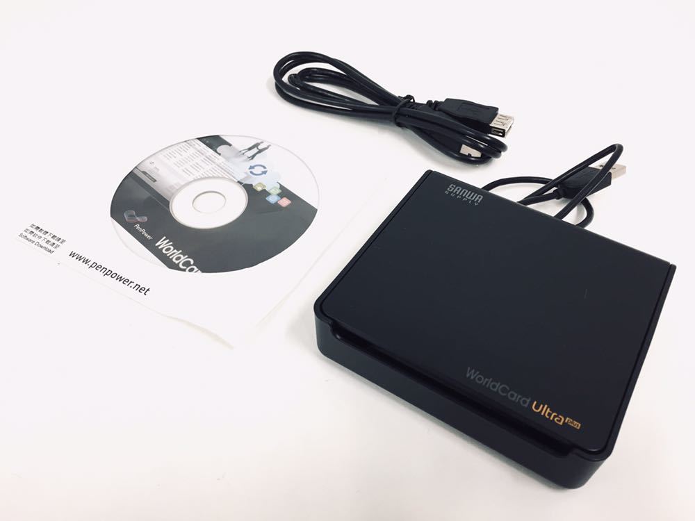 サンワサプライ PSC-13UB 名刺管理スキャナ Windows／Mac両対応 かっこいい 黒 スキャナ パソコン 周辺機器 USB 25ヶ国語 簡単(その他)｜売買されたオークション情報 ...