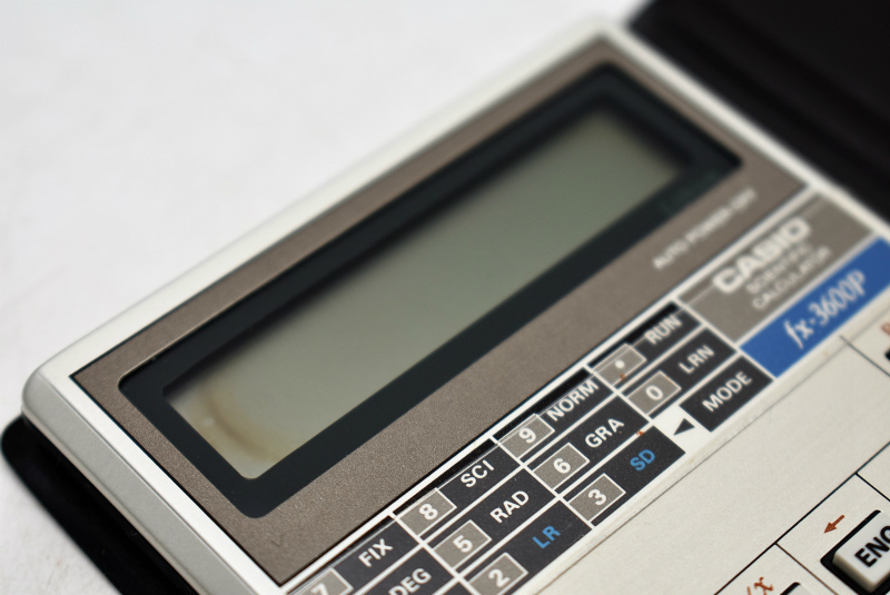 竜H13 CASIO カシオ FX-3600P 関数電卓 計算機 10桁表示 カバー 元箱 事務用品 店舗用品 現場作業員(カシオ)｜売買され ...
