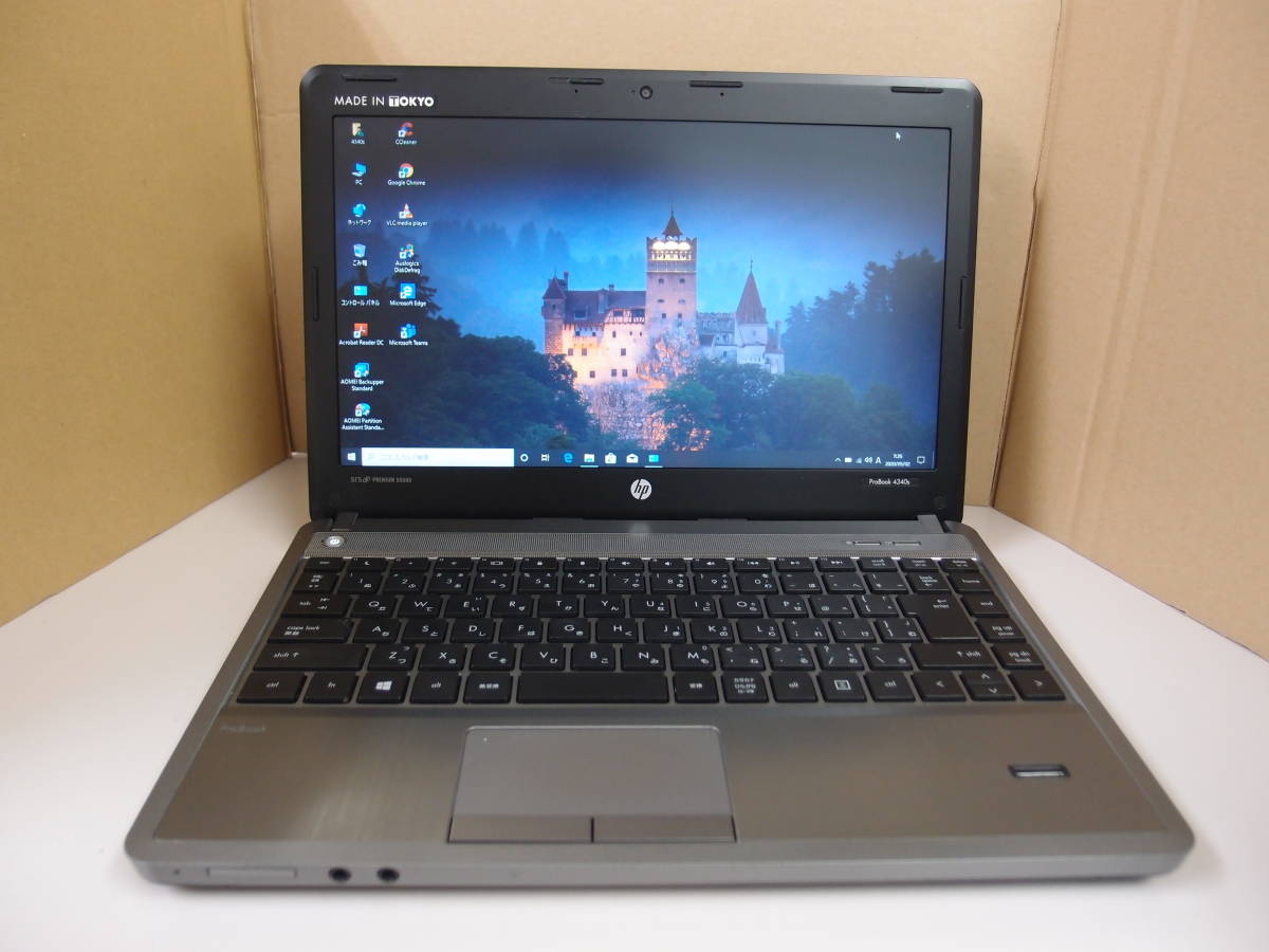 hp Probook 4340s Windows10 Pro 64bit/Core i5-3210M/メモリ 8GB/SSD 240GB ...