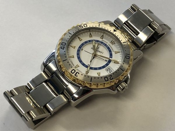 J476-M4-1610 REVUE THOMMEN LANDMARK レビュートーメン ランドマーク 腕時計 メンズ クオーツ 現状品⑪ ...