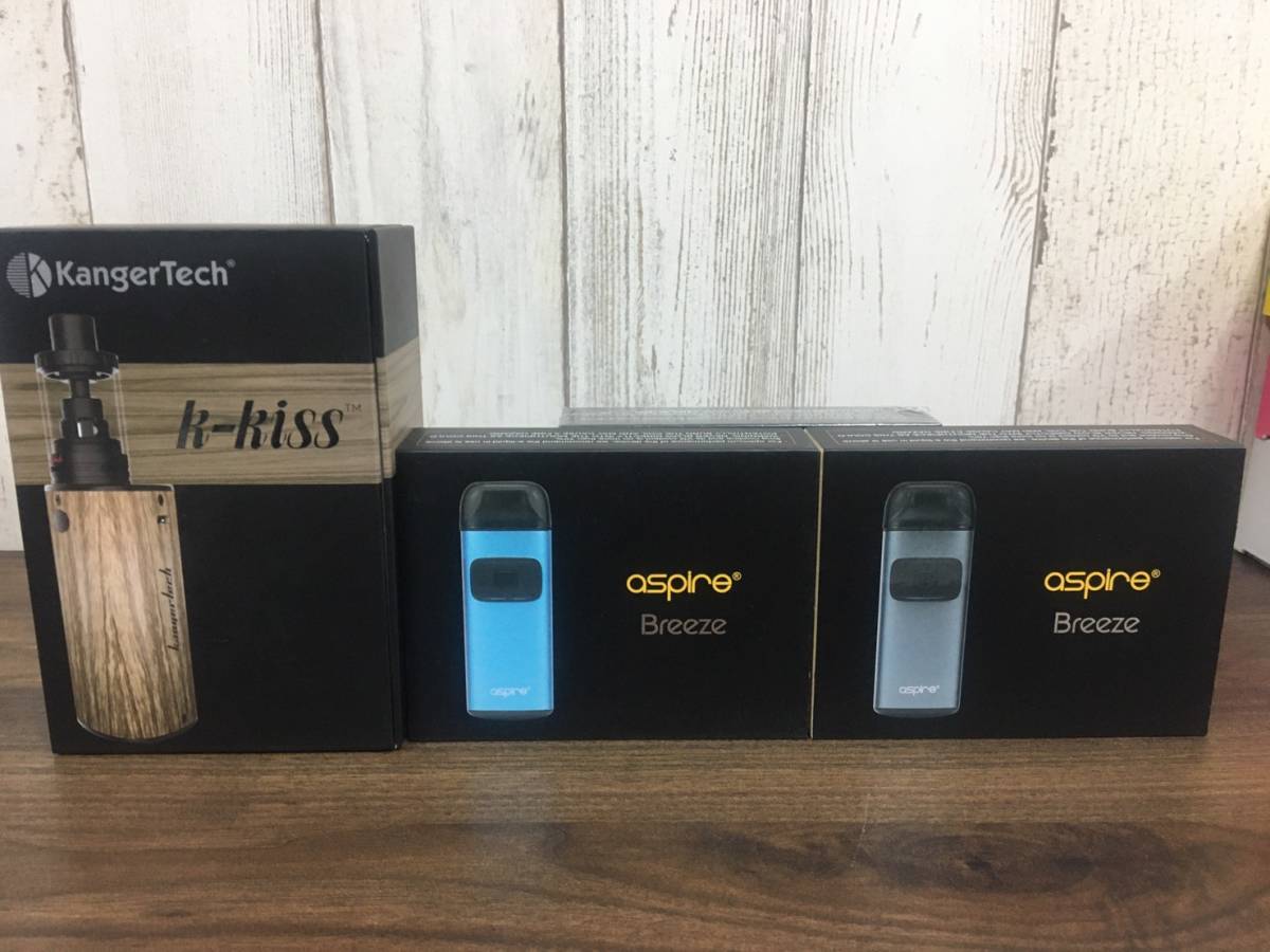 Aspire Breeze 2 AIO 3個&KangerTech K-KISS 1個 電子タバコ VAPE まとめ売り(その他)｜売買された ...