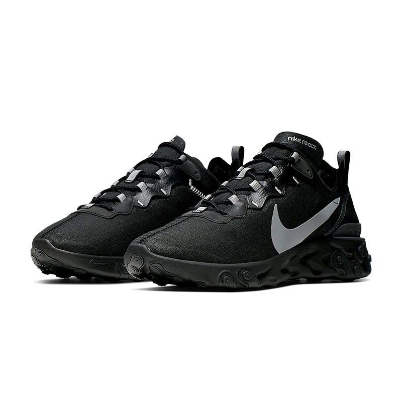 NIKE REACT ELEMENT 55 SE 黒/銀 29.0cm ナイキ リアクト エレメント 55 SE BV1507-002(29.0cm)｜売買されたオークション情報、yahooの ...