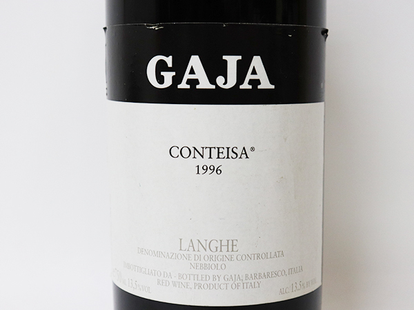 ガヤ コンテイザ 1996年 GAJA CONTEISA / アルコール度数:13.5% 内容量:750ml(イタリア)｜売買された ...