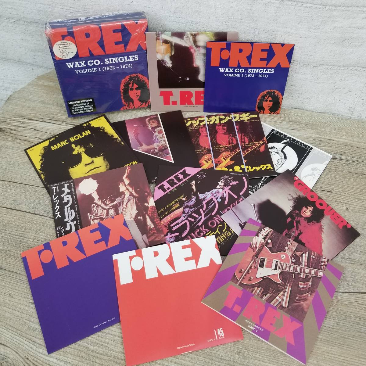 1円 T.Rex Wax Co.SINGLES Volume 1 Box セット1972-1974 CD 11枚組 1スタ 北KK3(T ...