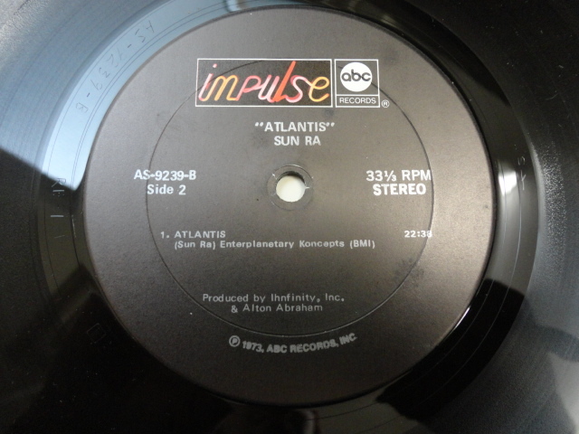 Sun Ra - Atlantis 見開きジャケット仕様 レア オリジナル原盤 US LP FREE JAZZ Space-Age 視聴 ...
