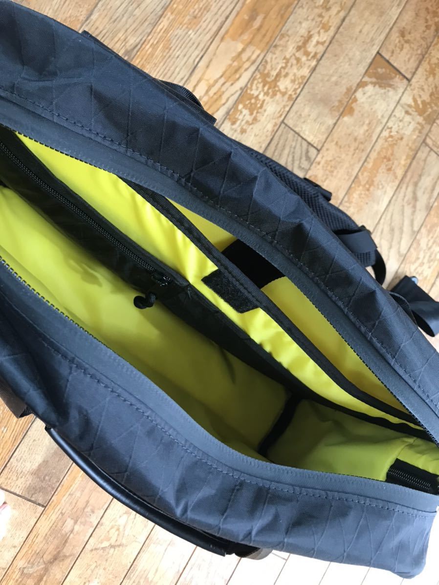 TOPO DESIGNS USA製 COMMUTER BRIEFCASE X-PAC×BALLISTIC BLACK トポデザイン アメリカ製 ...