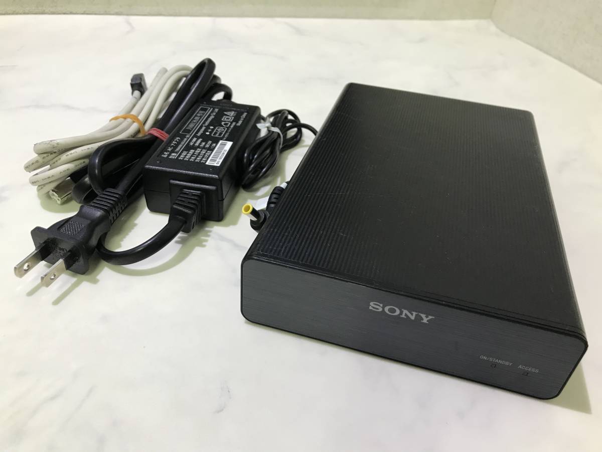 y-108 ソニー EXTERNAL HARD DRIVE HD-U2 2TB 正常 3844時間 フォーマット済 格安発送 レターパック ...