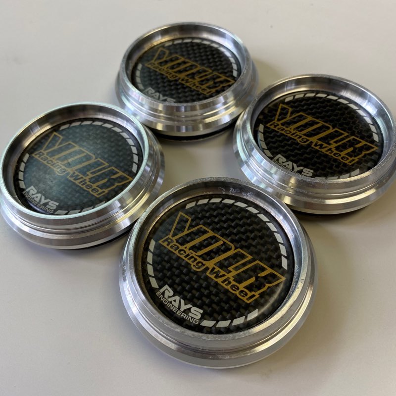 RAYS VOLK RACING VR ボルクレーシング GT ロータイプ2 センターキャップ 4個セット 最大直径：約66mm 最小直径：約60mm(社外品)｜売買されたオークション情報 ...