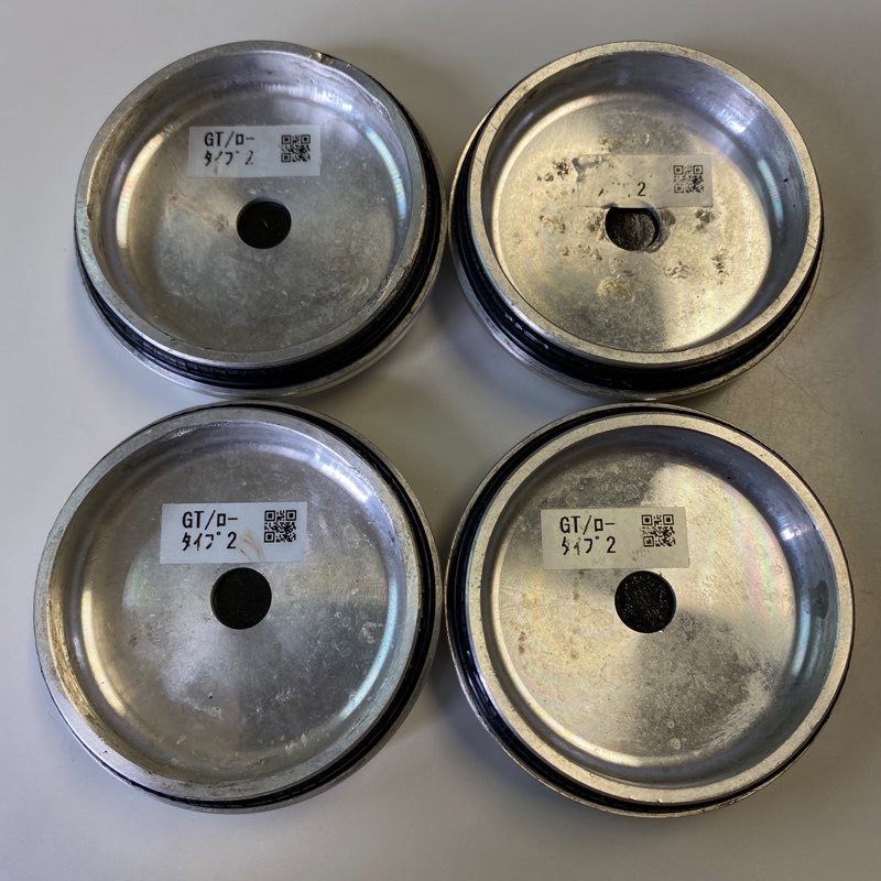 RAYS VOLK RACING VR ボルクレーシング GT ロータイプ2 センターキャップ 4個セット 最大直径：約66mm 最小直径：約60mm(社外品)｜売買されたオークション情報 ...