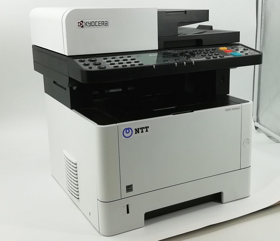 印刷枚数518枚 NTT A4モノクロ複合機 KY-2540w 京セラ ECOSYS M2540dw OEM トナー付 1週間返品保証 ...