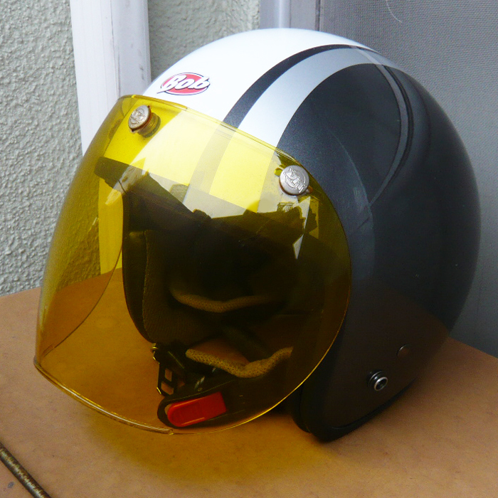 OGK BOB スモールジェットヘルメット フリーサイズ ガンメタ/ホワイトライン(フリーサイズ)｜売買されたオークション情報、yahooの ...