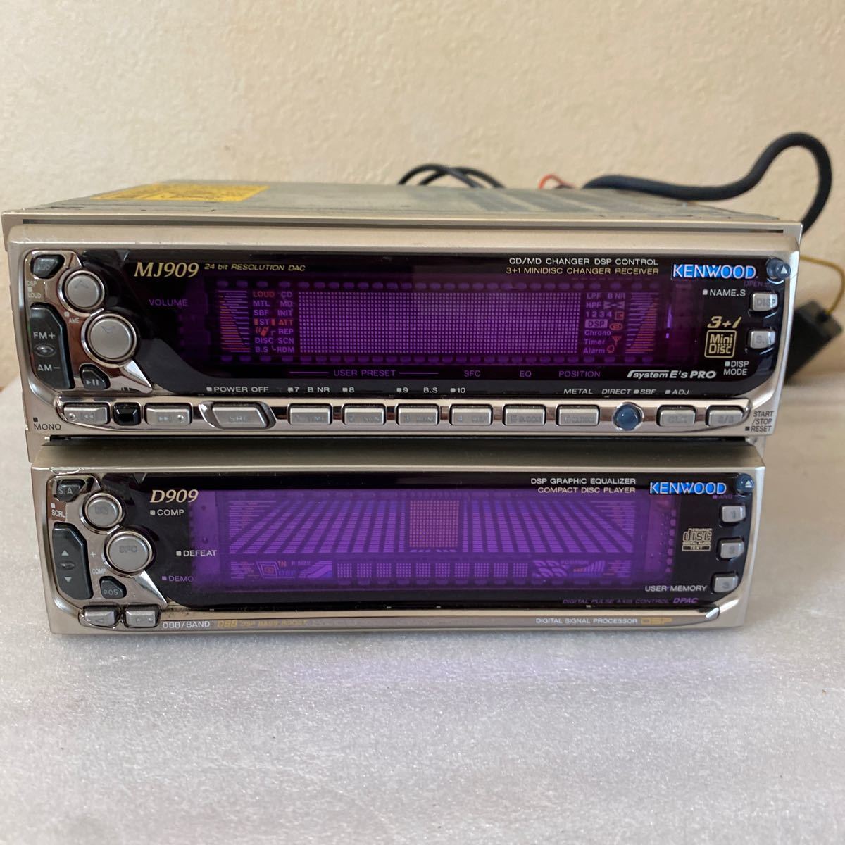 当時物 KENWOOD CD/MD MJ909 D909 動作未確認 ジャンク(ケンウッド)｜売買されたオークション情報、yahooの商品情報をアーカイブ公開 - オークファン（aucfan.com）