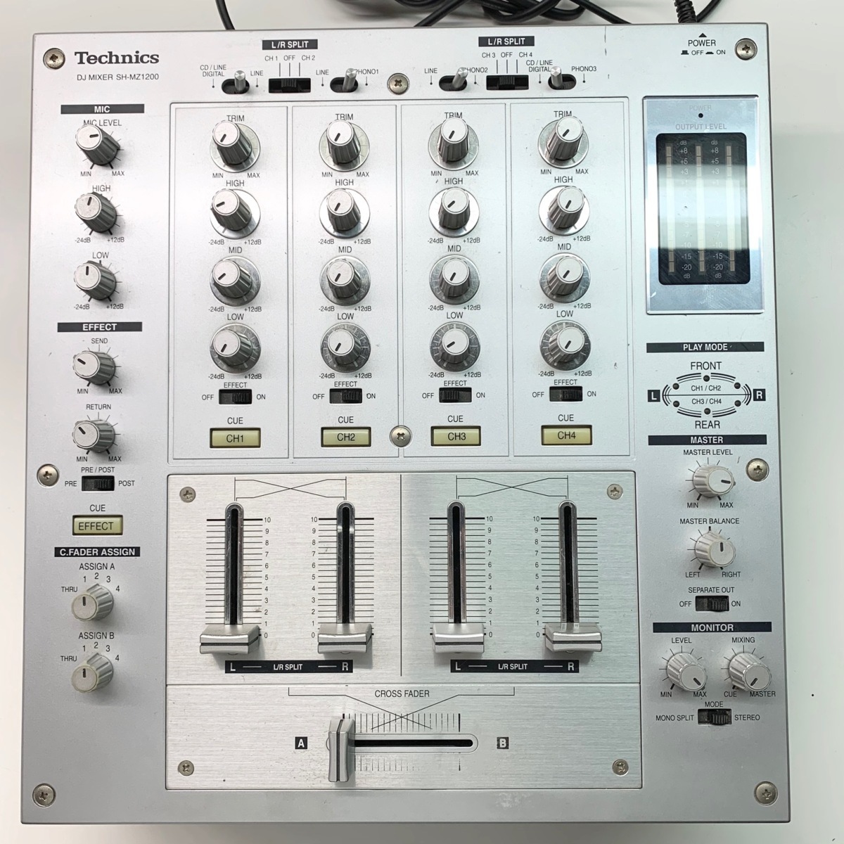 Technics DJ MIXER SH-MZ1200 テクニクス 4ch DJミキサー SH-MZ1200 シルバー(DJミキサー)｜売買されたオークション情報、yahooの商品情報を ...