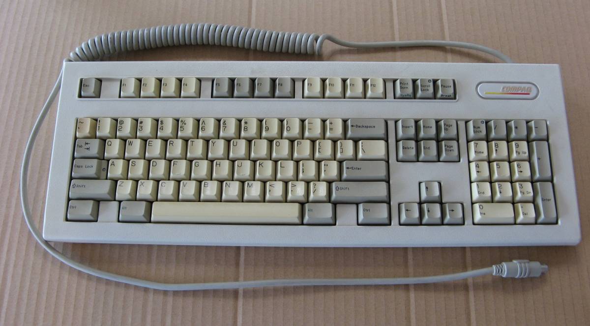 ジャンク COMPAQ US AT101 Enhanced II キーボード(PS/2キーボード)｜売買されたオークション情報、yahooの ...