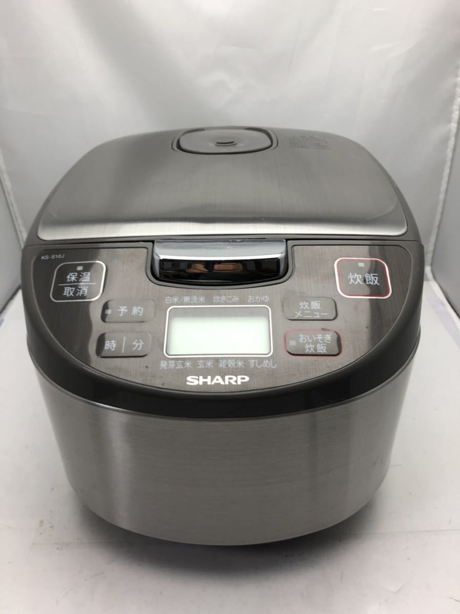 #A-653 SHARP シャープ ジャー炊飯器 KS-S10J-S 炊飯容量 1.0L 2017年製(炊飯器)｜売買されたオークション情報、yahooの商品情報をアーカイブ公開 ...