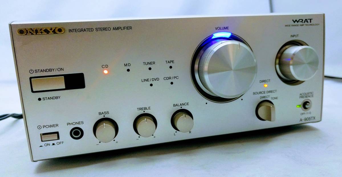音出しOK ONKYO オンキョー プリメインアンプ A-905TX #OS-434(ONKYO)｜売買されたオークション情報、yahooの ...