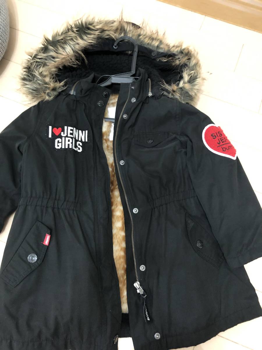 jenni 4way モッズコート 120 黒(ジャケット、上着)｜売買されたオークション情報、yahooの商品情報をアーカイブ公開 - オークファン（aucfan.com）