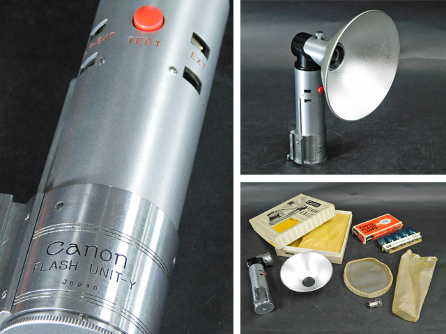 Canon キャノン FLASH UNIT model Y フラッシュ 東芝閃光電球 5B 元箱 ジャンク 長期保管品 g20090544 ...