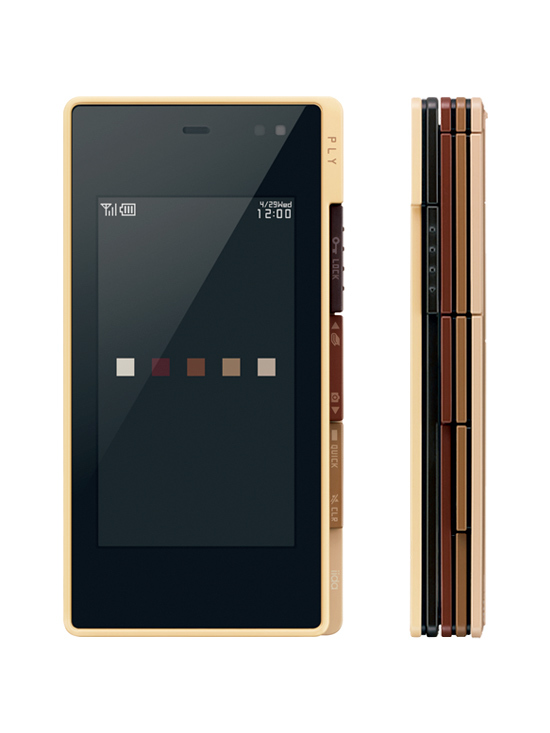 ガラケー au iida PLY TOSHIBA TSX04STA ブラウン ＜白ロム＞(携帯電話)｜売買されたオークション情報、yahooの ...