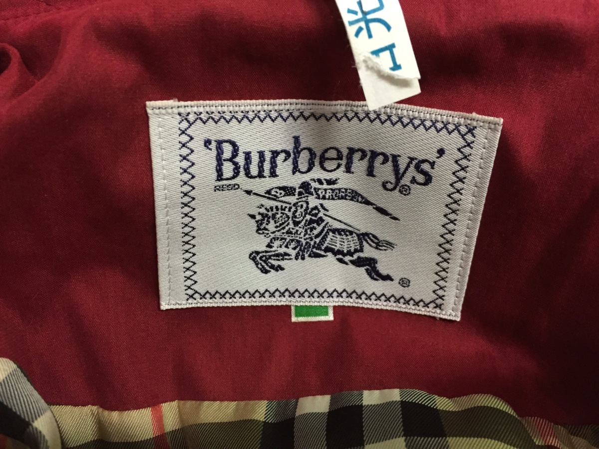 Burberrys/バーバリーズ 中綿入りキルティングコート ミドル丈 レッド系 レディース9ARサイズ キルティングジャケット(ジャケット、ブレザー)｜売買されたオークション情報、yahoo ...