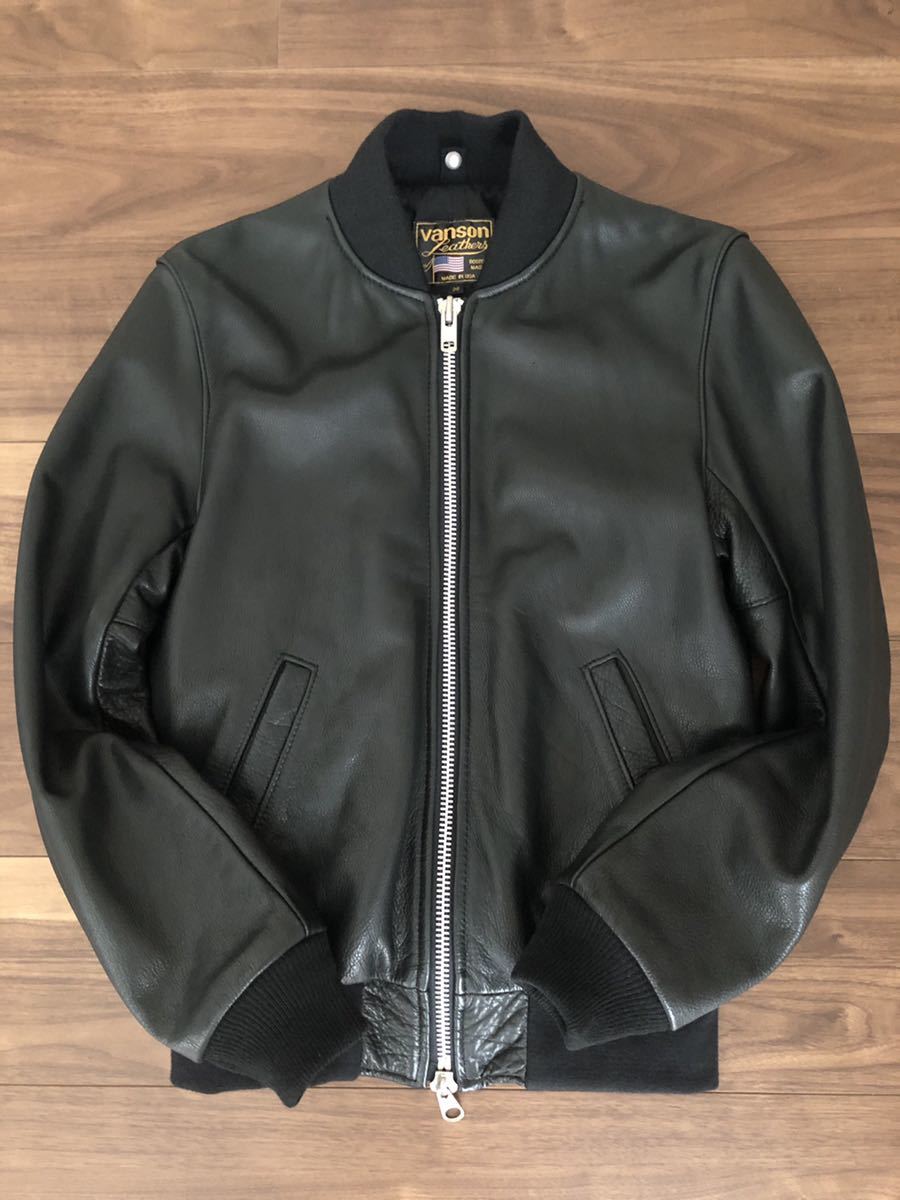 Ron Herman ロンハーマン VANSON バンソン 別注 レザージャケット SIZE 36(男性用)｜売買されたオークション情報、yahooの商品情報をアーカイブ公開 - オークファン ...