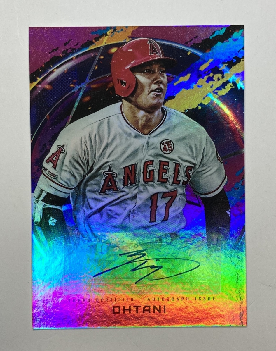 25枚限定 大谷翔平直筆サイン 2020 Topps Fire Fire Autograph Magenta Foil Auto(Topps ...